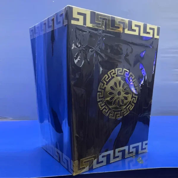 Multi Purpose Duarable Room Versace Design Dustbin With Tissue Box